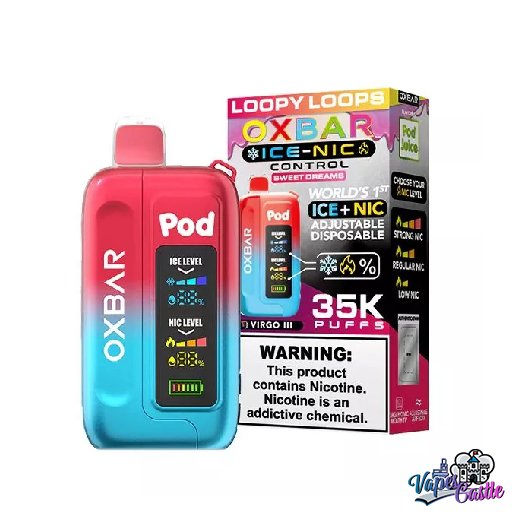 Loopy Loops Vape | OXBAR ICE‑NIC Control 35K | Buy Online